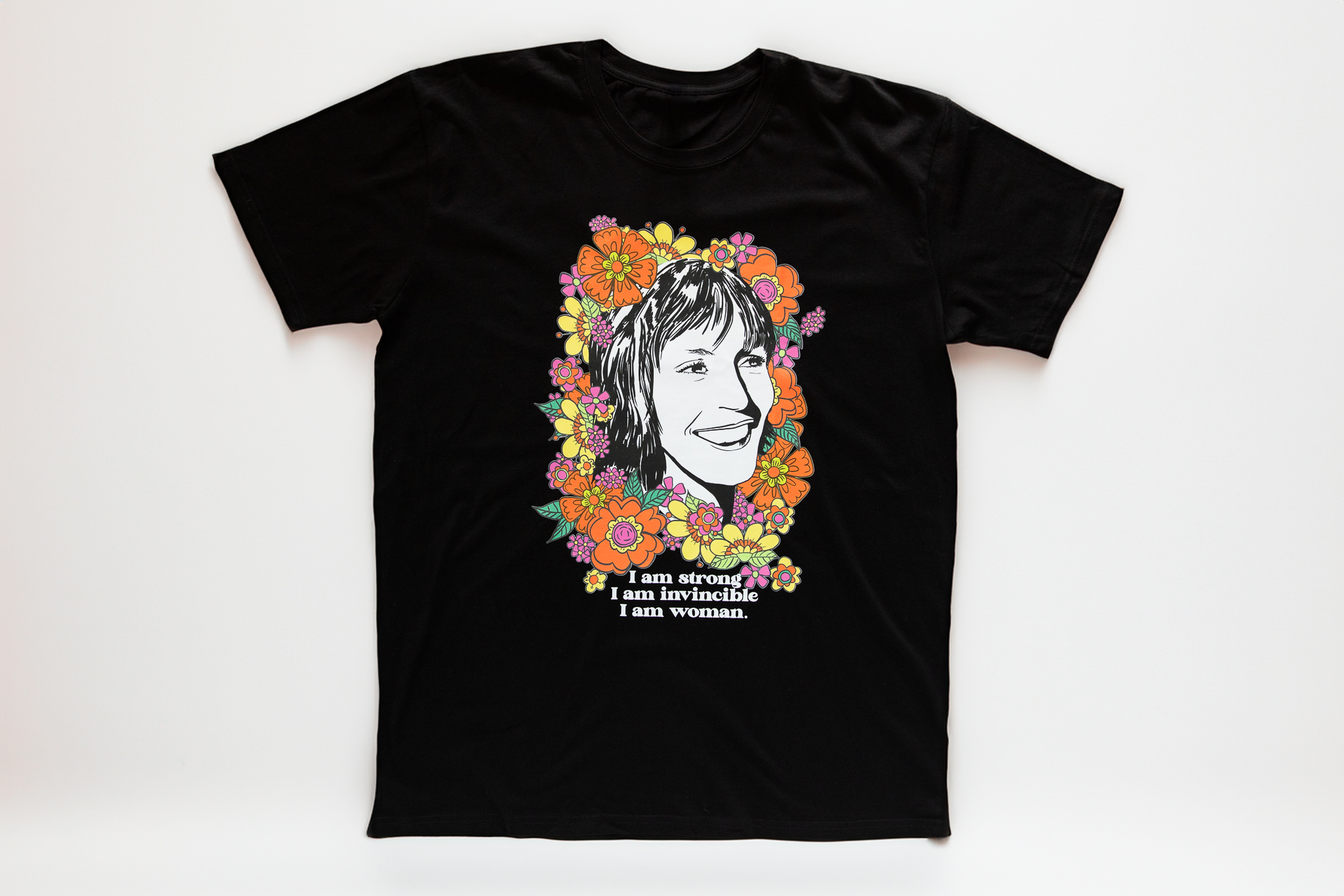 Helen Reddy "I am Woman" T shirt - The Make It Collective
